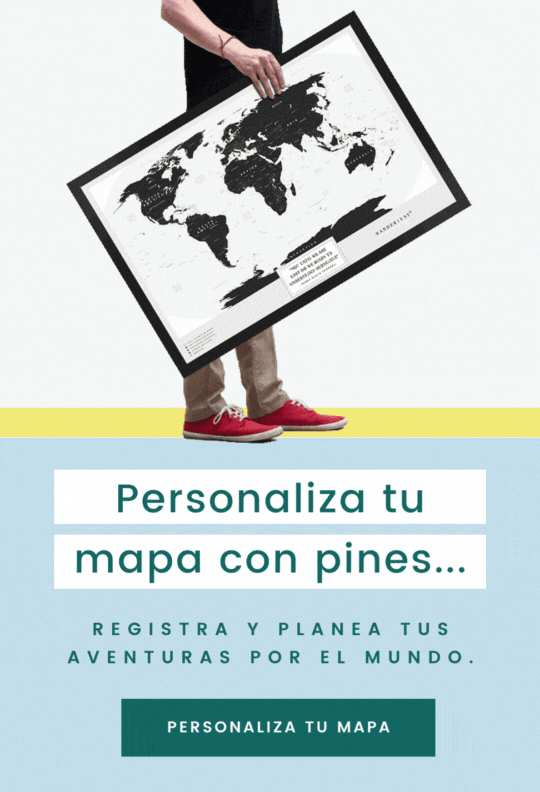 Wanderlust Maps | Mapas con pines y más...